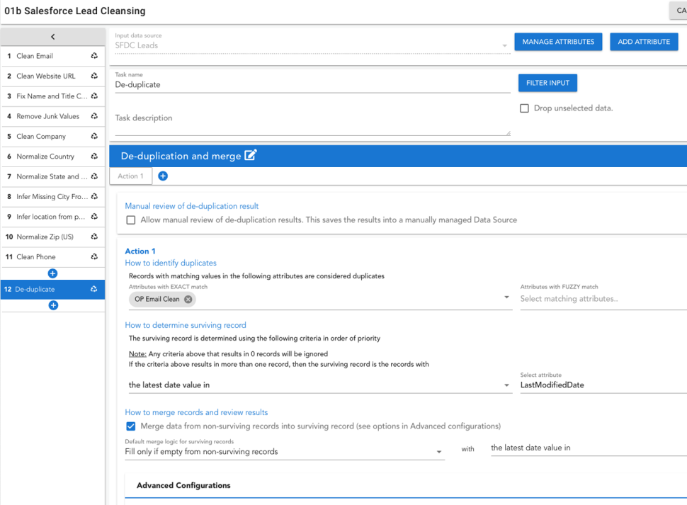 Dedupe Data | CRM Data Deduplication Software | Openprise