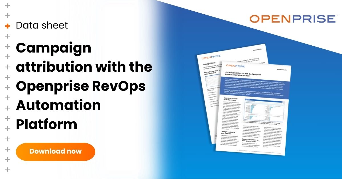 Automate campaign attribution with Openprise