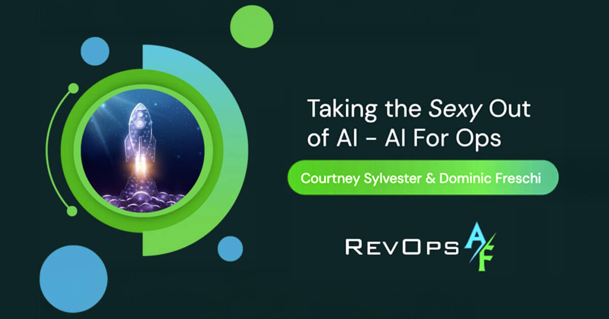 Session recap: taking the sexy out of AI | AI for Ops